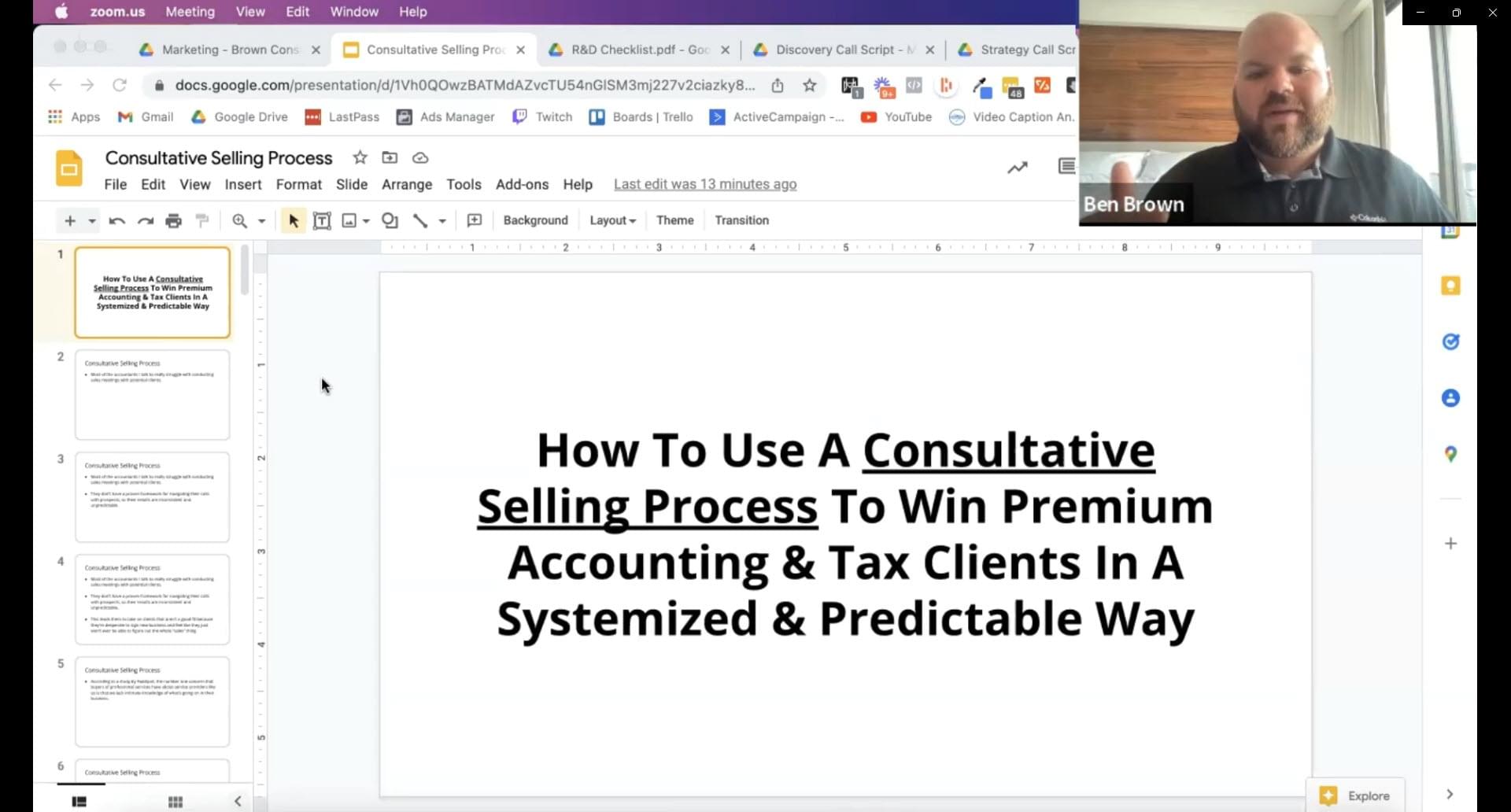How To Use A Consultative Selling Process To Win Premium Accounting